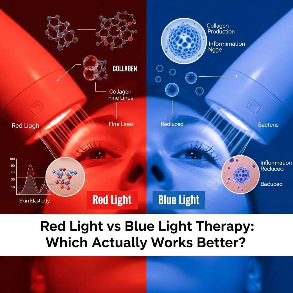 Red Light vs Blue Light Therapy: Which Actually Works Better?
